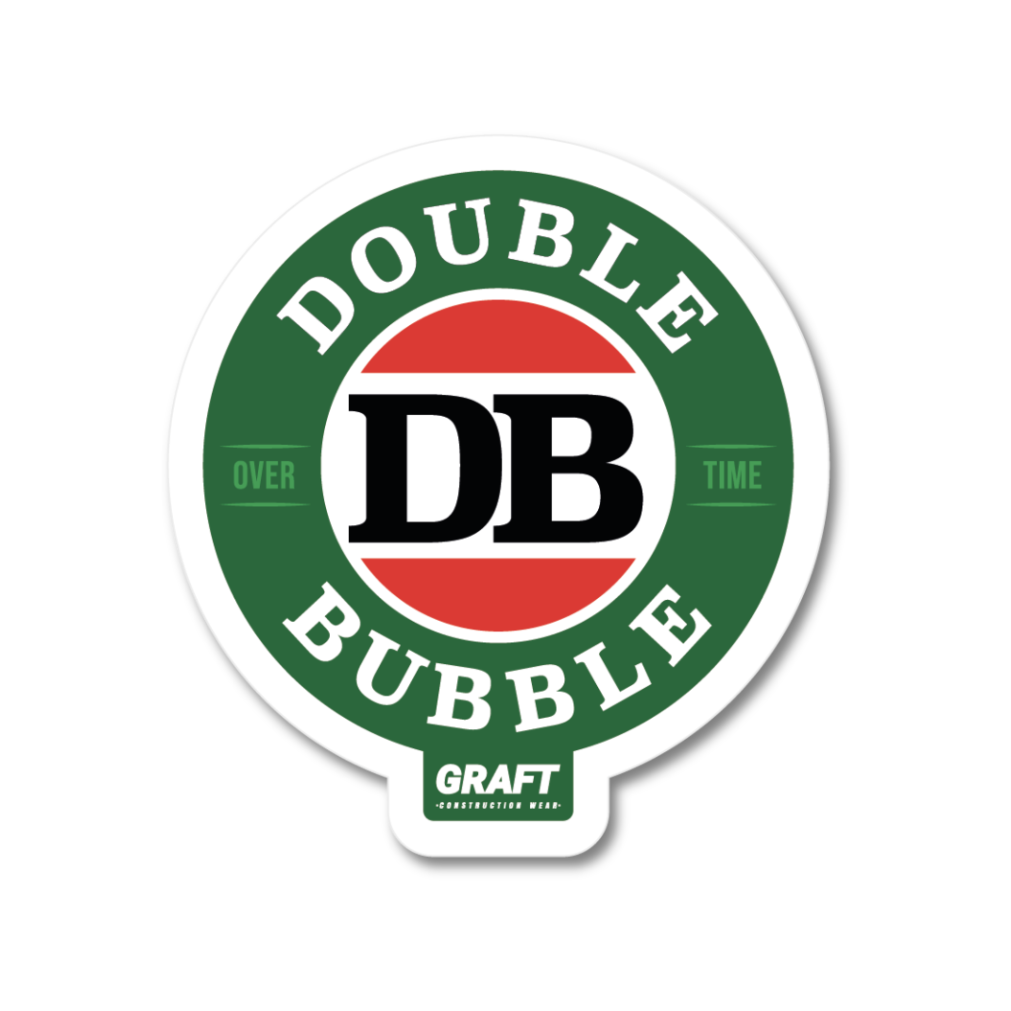 Double Bubble Hard Hat Sticker – Graft Wear