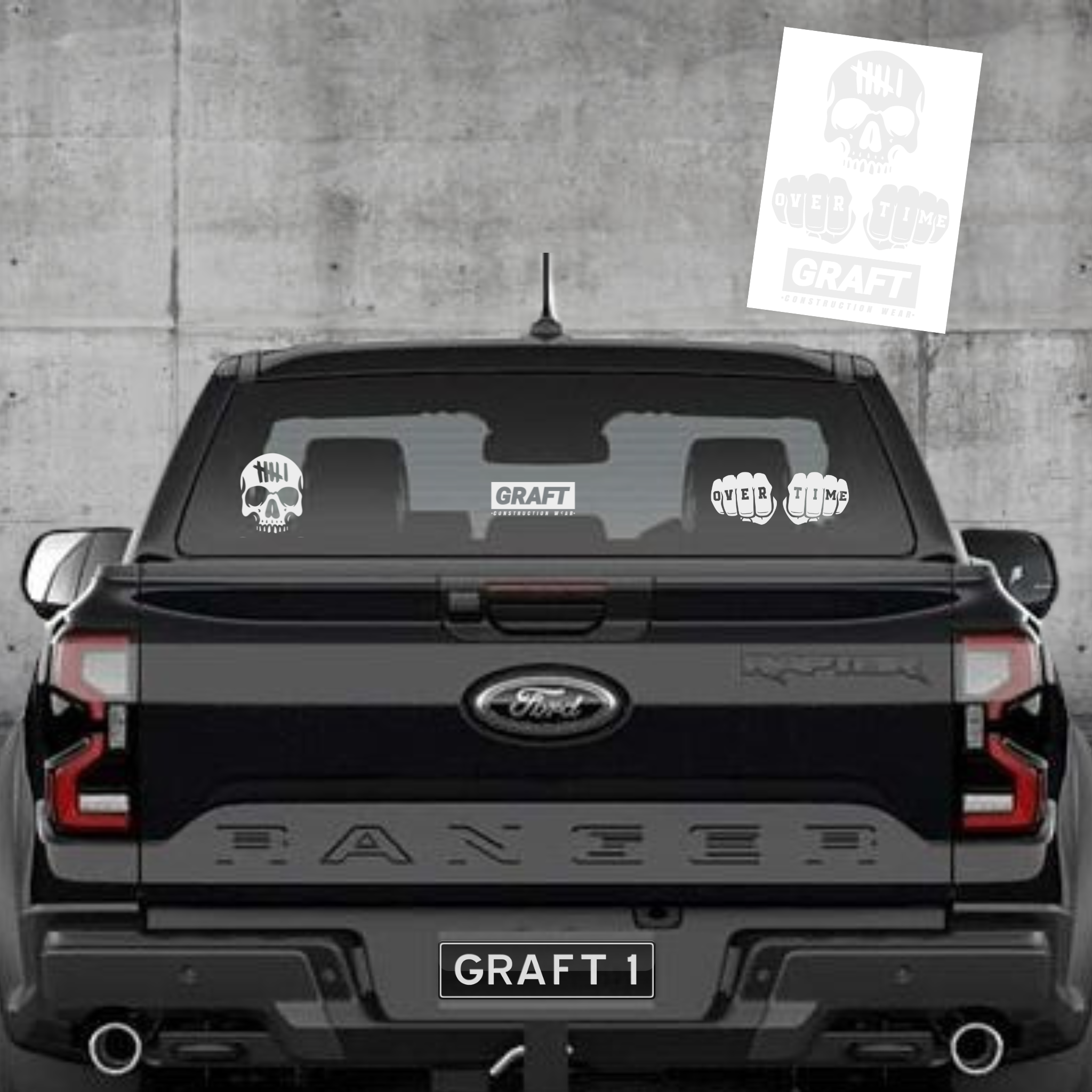 Car Decal Combo A4 Sticker Sheet – Graft Wear